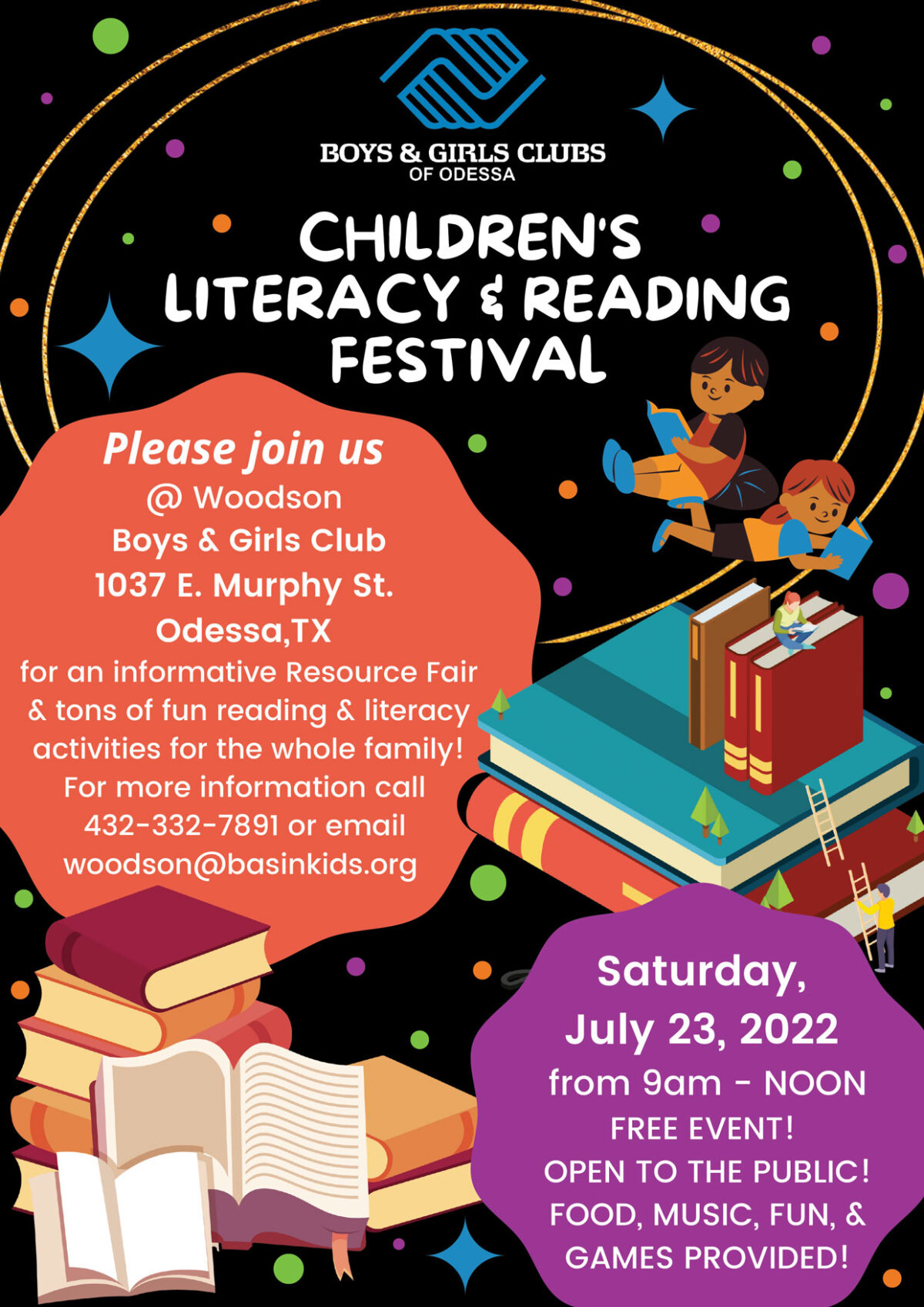 Children’s Literacy & Reading Festival - Boys & Girls Clubs of The ...
